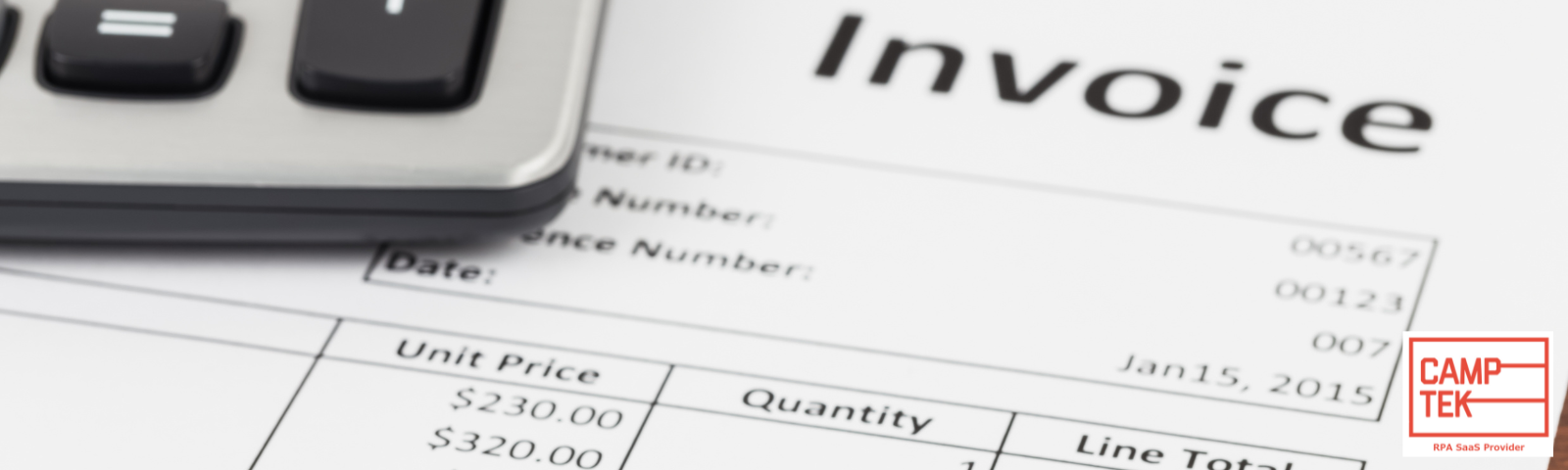 Invoice Bot – Intelligent Automation SaaS Provider | CampTek Software